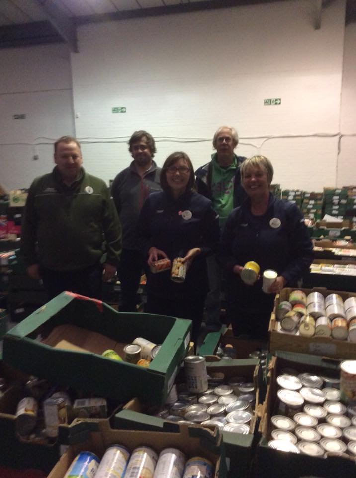 Thank You Tesco Community Champions and Andy | Chesterfield Foodbank